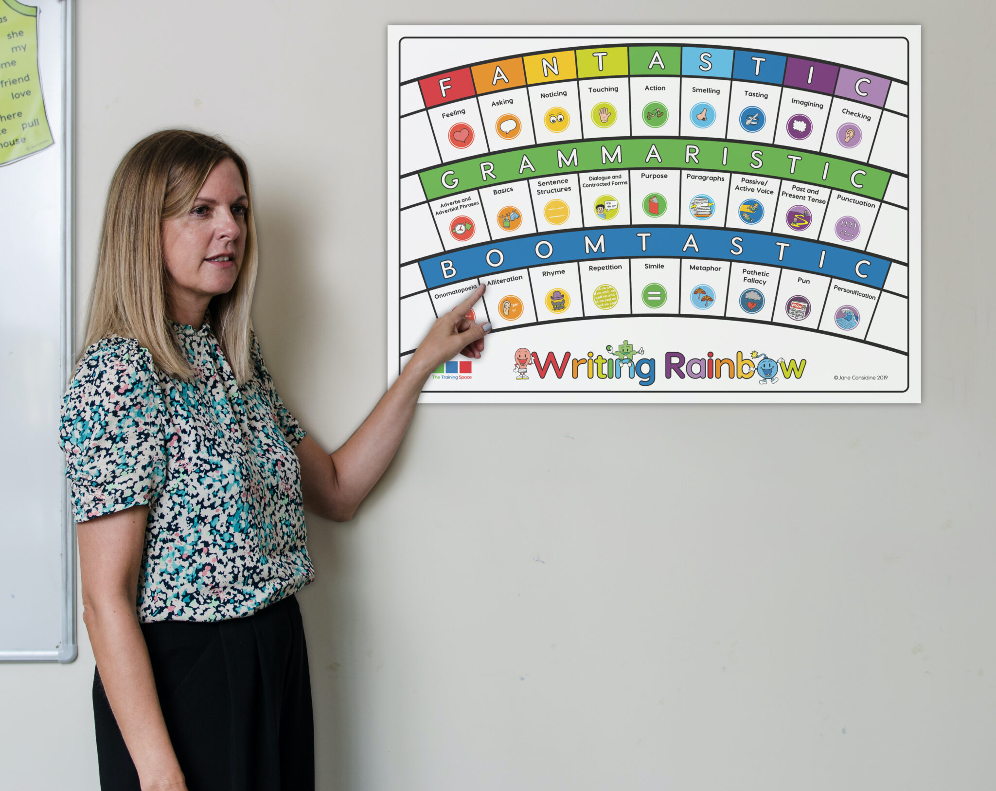 The Writing Rainbow A1 Poster - The Training Space