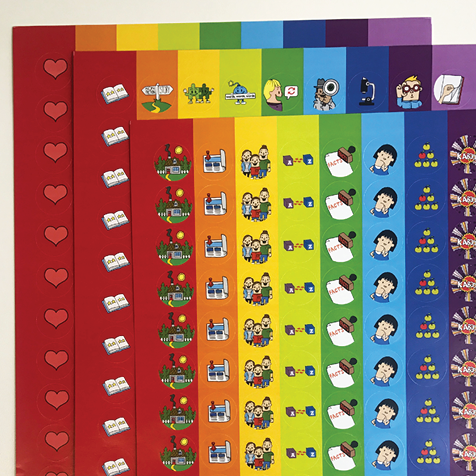 Reading Rainbow Stickers - The Training Space