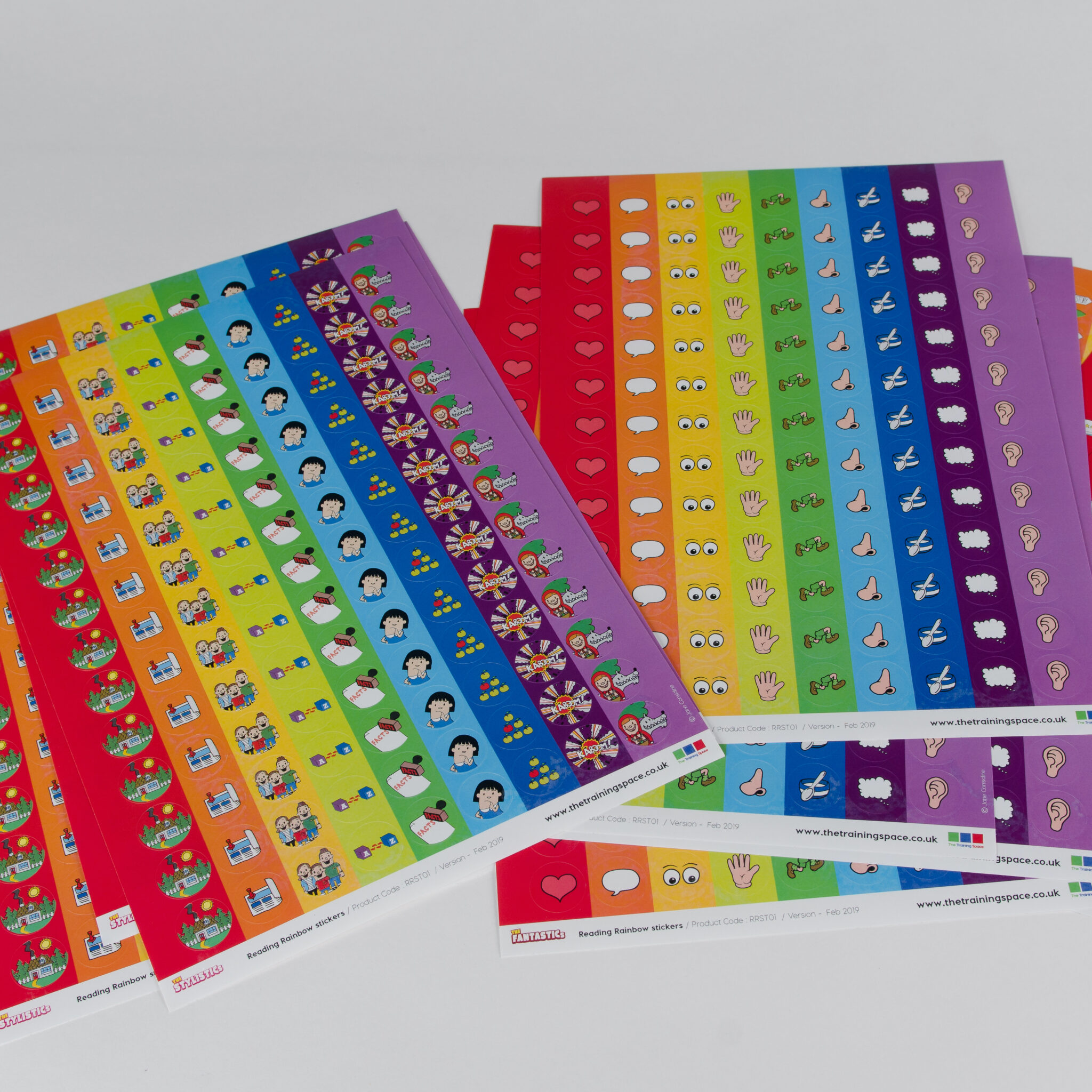 Reading Rainbow Stickers - The Training Space