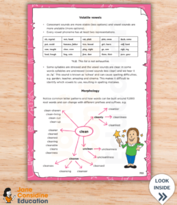 The Spelling Book by Jane Considine
