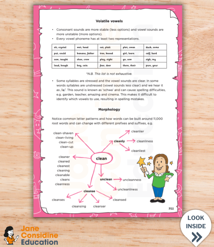 The Spelling Book by Jane Considine