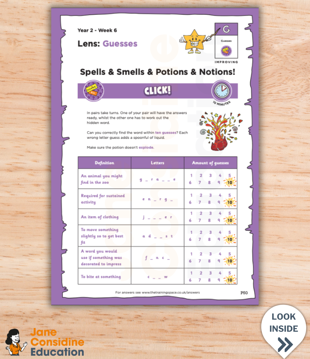 The Spelling Book by Jane Considine