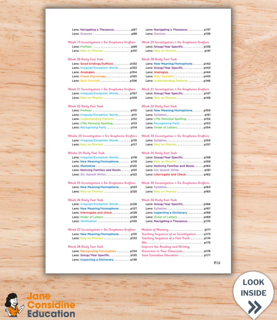 The Spelling Book by Jane Considine