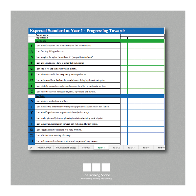 The Reading Rainbow poster to improve the teaching of reading.